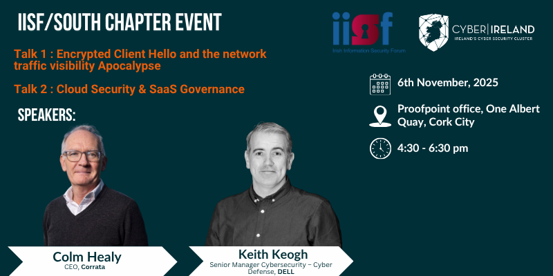 IISF Chapter Meeting with South Chapter - Cyber Ireland